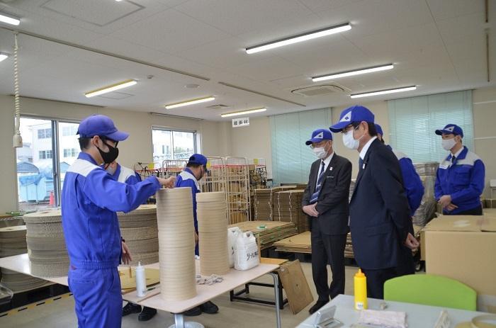 Inspection of Sumiden Friend, a Special Subsidiary, by Top Management ...