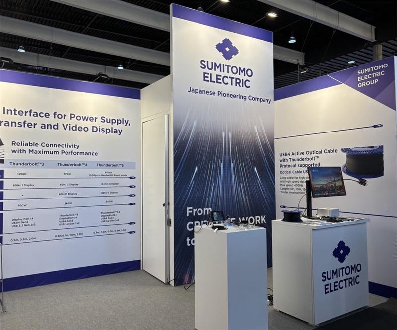 Sumitomo Electric Exhibits Next-Generation Interface Cable at ...